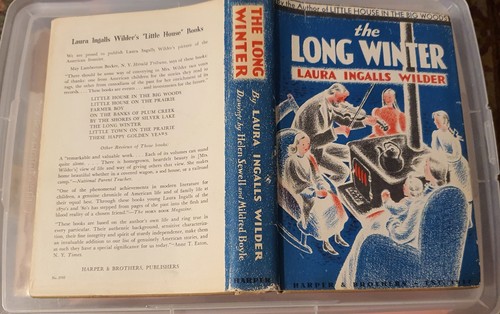 First edit, The Long Winter. A-Z. Laura Ingalls Wilder. HC orig DJ ...