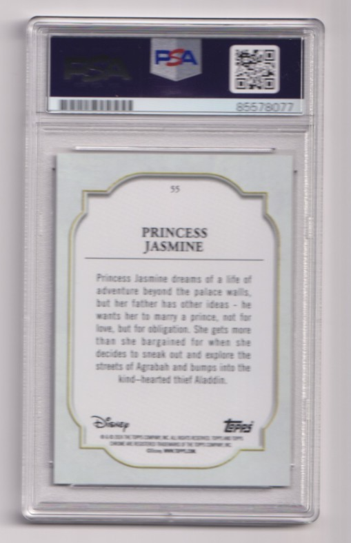 LEA SALONGA Signed AUTOGRAPH 2024 Topps Chrome JASMINE Aladdin Card PSA ...