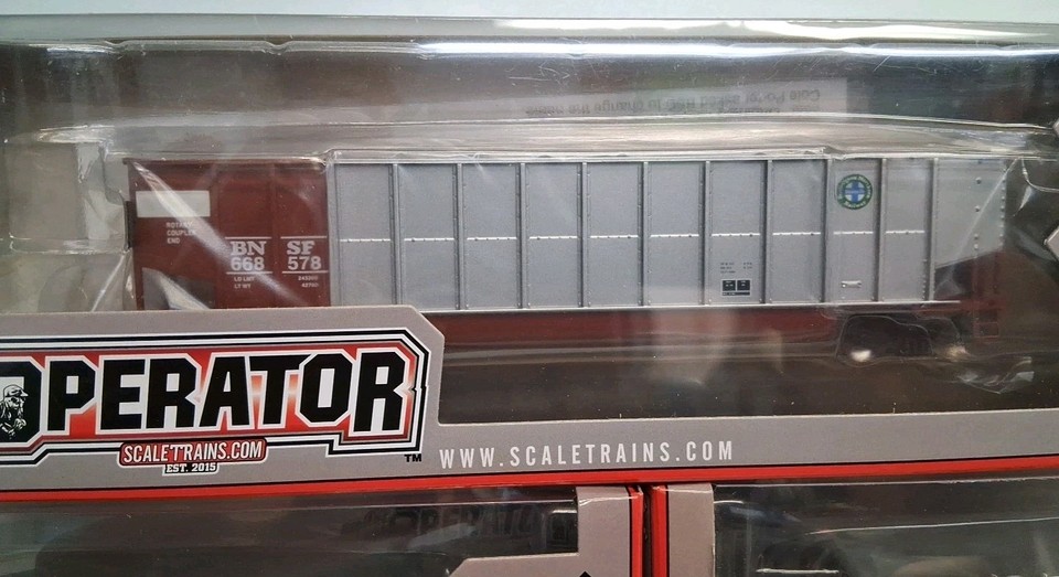 HO Scale Bethgon Coalporters 5 Brown/Silver BNSF Scaletrains.com ...
