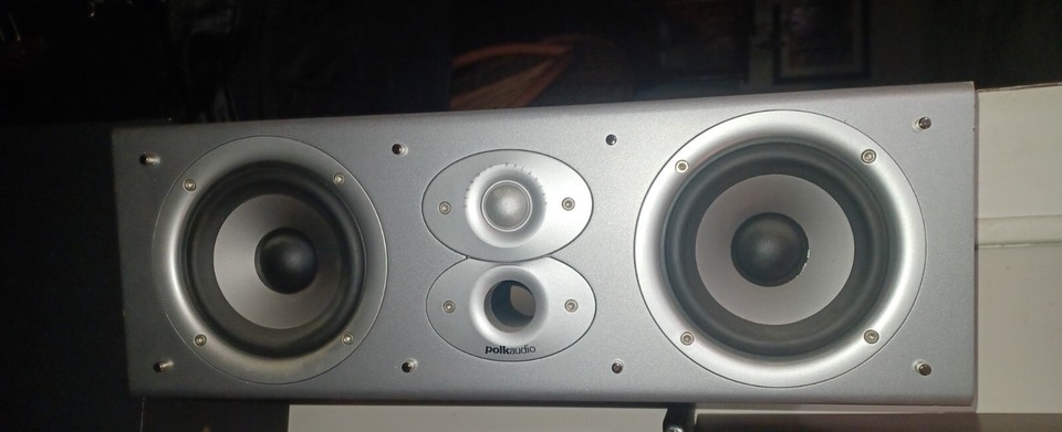 Polk Audio Center Channel Speaker CSi3 + Grill. Black. Excellent ...
