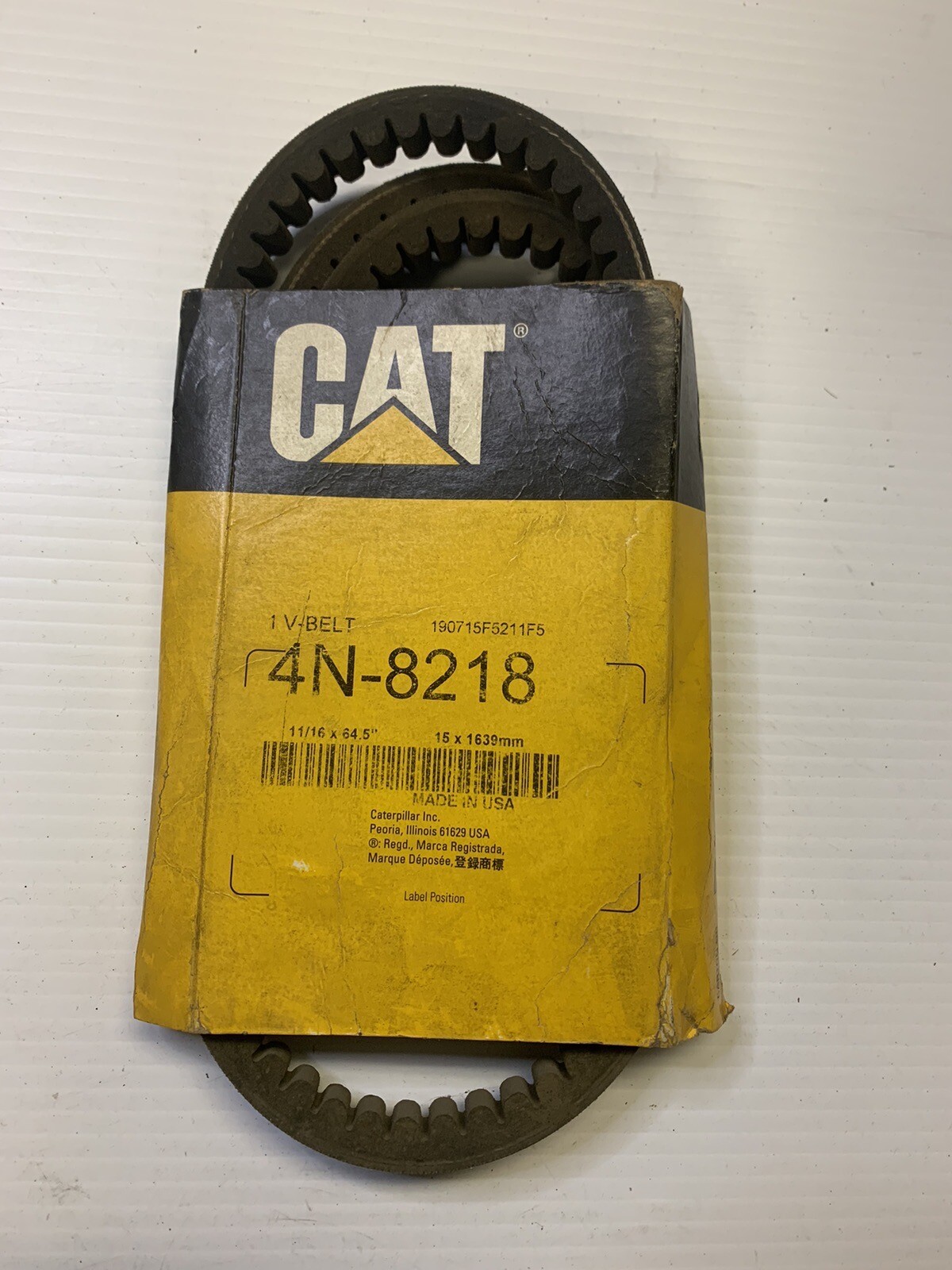 Caterpillar CAT CTP V-belt Single 4N8218 for sale online | eBay