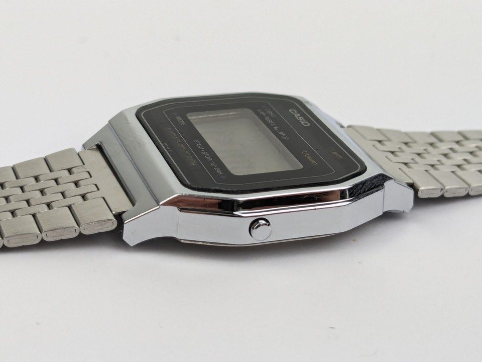 Vtg Early 80s CASIO A153 (415) Men’s 34mm Digital Watch Black Face ...