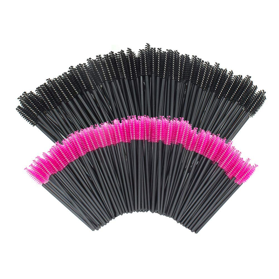200 PCS Disposable Eyelash Brush Mascara Wands Spoolies for Eye Lash ...