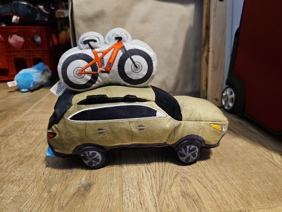 Green Subaru Outback Bark 10" Plush Dog Toy - Squeaks! With Barkbox ...