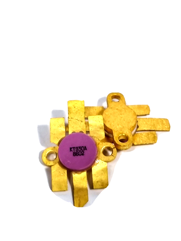 KT930A Si N-P-N TRANSISTOR NPN HF POWER 75 Watt 450 MHz NOS USSR GOLD ...