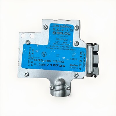 Reloc OnePass Splitter Splice, 480V, 12AWG,4Conductor and 1 Ground ...