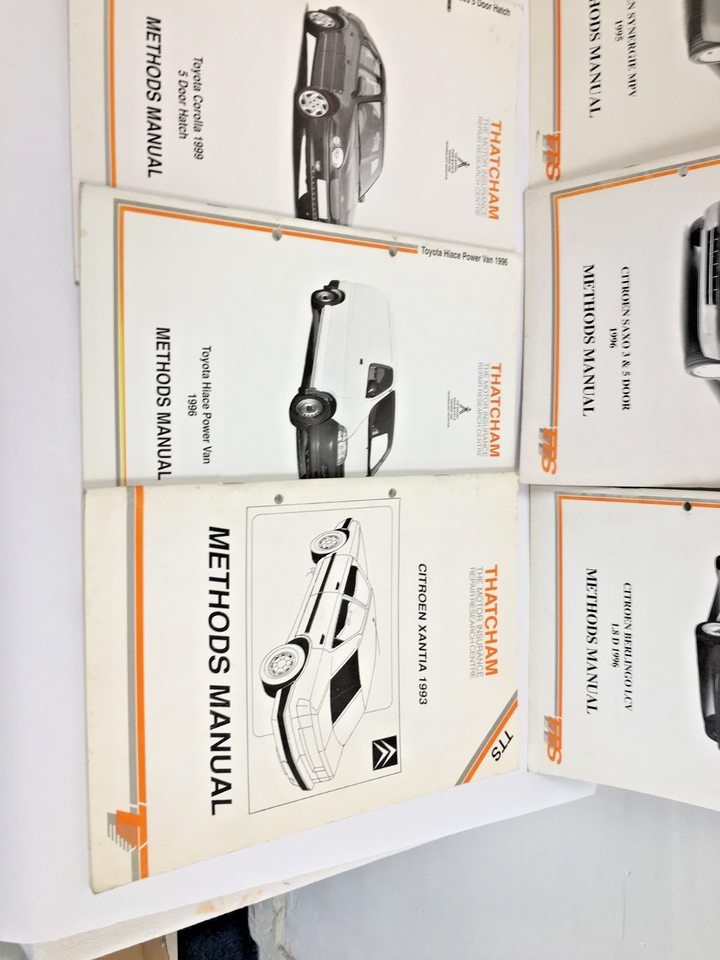 Thatcham Body Repair Methods Manuals x 9 Volvo, Citeron, Daewoo, Toyota ...