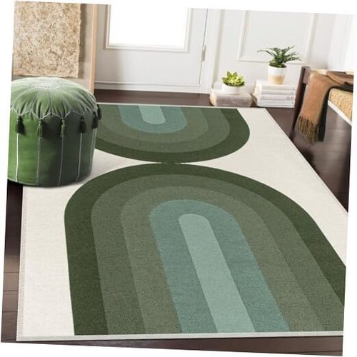 Boho Machine Washable Rugs -5x7 Area Rugs Woven Living Room Rugs 5'x 7 ...