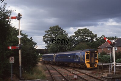 35mm Railway Slide - DMU express Sprinter Class 158. 158758 @ Helsby ...