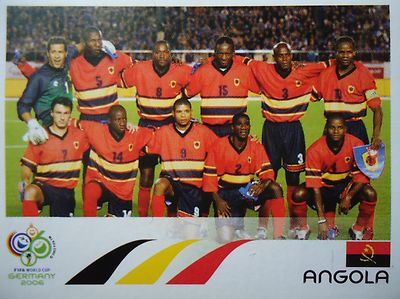 Panini 302 Team Angola FIFA WM 2006 Germany | eBay.de