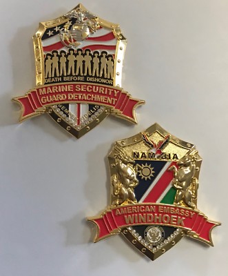 USMC MSG Marine Security Guard Detachment MSG-Det Windhoek Namibia ...