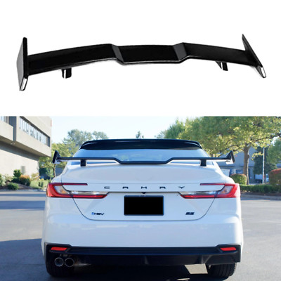 For 2025 Toyota Camry Gloss Black TRD Style Highkick Trunk Spoiler Wing ...