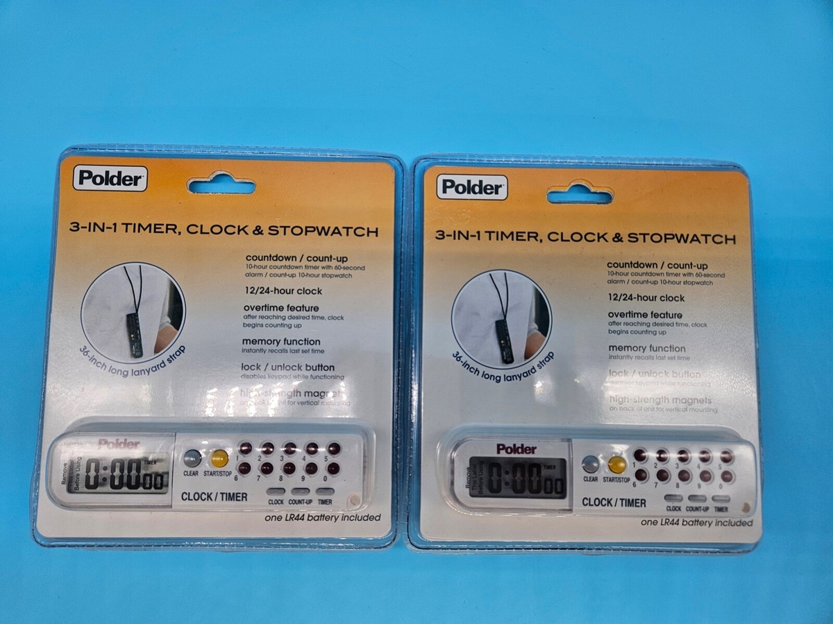 Polder Dual Timer Stopwatch