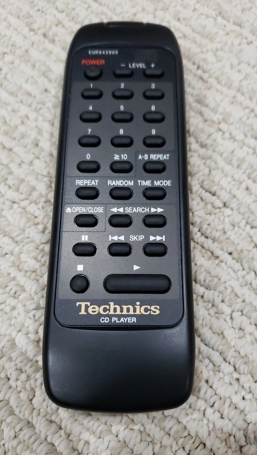 Technics CD Player Remote Control Model EUR643900 for sale online | eBay