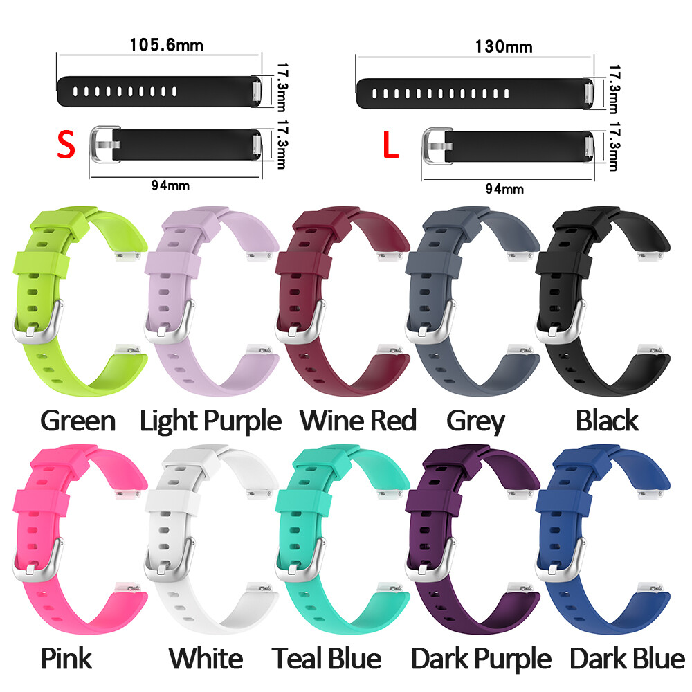 Smart Watch Strap Replacement Silicone Watch Band For Fitbit Inspire 2 ...