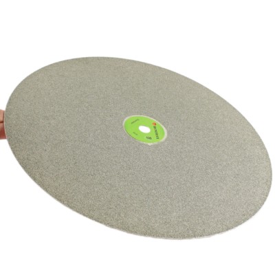Grit 120 Diamond coated 12" inch Flat Lap wheel Lapidary lapping ...