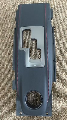 NISMO GT-R R35 GTR SHIFTER SHIFT GATE CENTER CONSOLE RED STITCH for ...