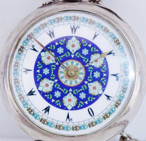 Antique French Silver Pocket Watch for Ottoman Turkish Market-Fancy ...