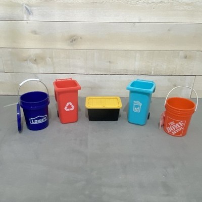 Mini Buckets- Lowe’s , Home Depot, Teeny Tiny Bin, Mini Garbage and ...