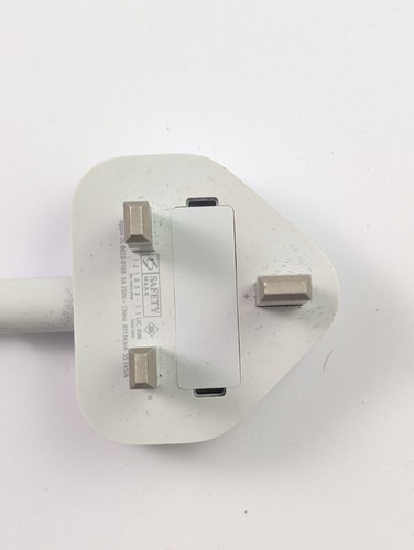 Genuine Apple MACBOOK UK POWER LEAD CABLE D-00482 - B1 2.5a 250v 851363 ...