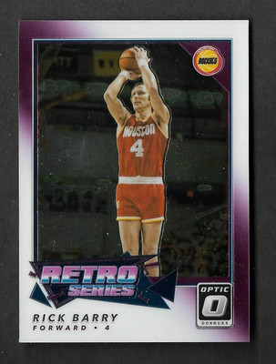 RICK BARRY 2017-18 DONRUSS OPTIC RETRO SERIES INSERT #5 HOF ROCKETS | eBay
