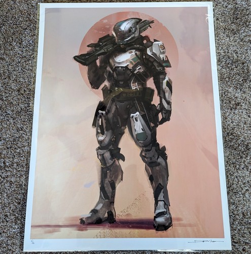 Destiny 2 Cook and Becker Titan Giclee Fine Art Lithograph Official ...