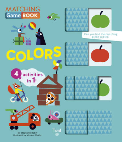 Colors Matching Game Book: 4 Activities in 1! (Matching Gam - VERY GOOD ...