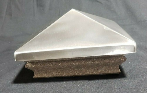 TREX 4X4 Polished Stainless Winchester Grey Deck Post Caps/ C-VXD-12-S ...