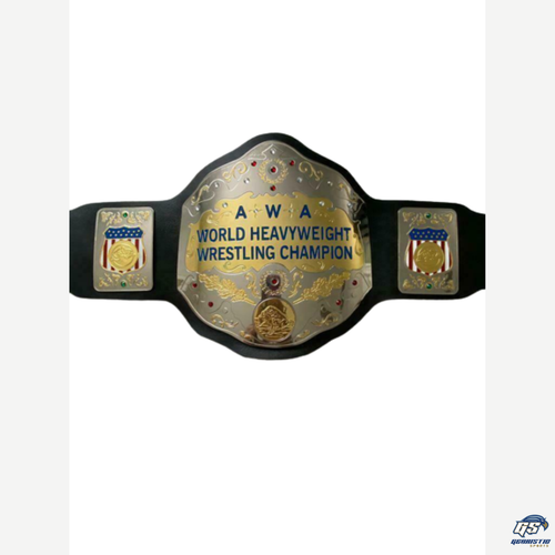 AWA World Heavyweight 2mm Wrestling Championship Belt adult Size ...