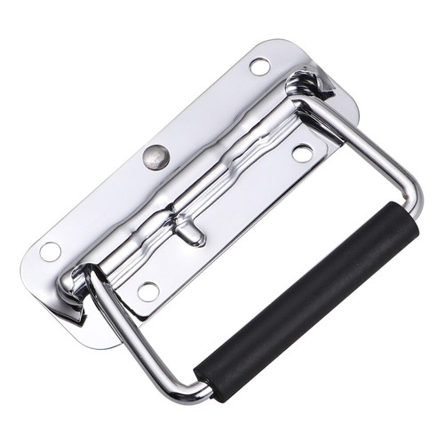 2 Pcs Folding Handle Box Carrying Craft Case Handles Spring Loaded ...