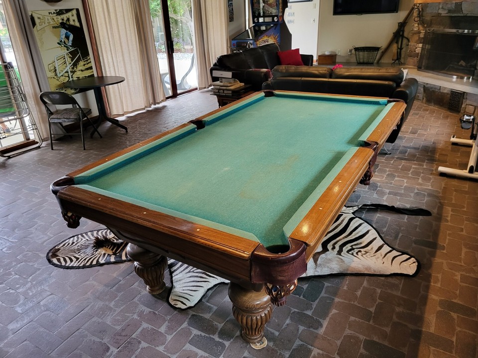Olhausen Billiard - Pool Table real slate comes with table top, cover ...