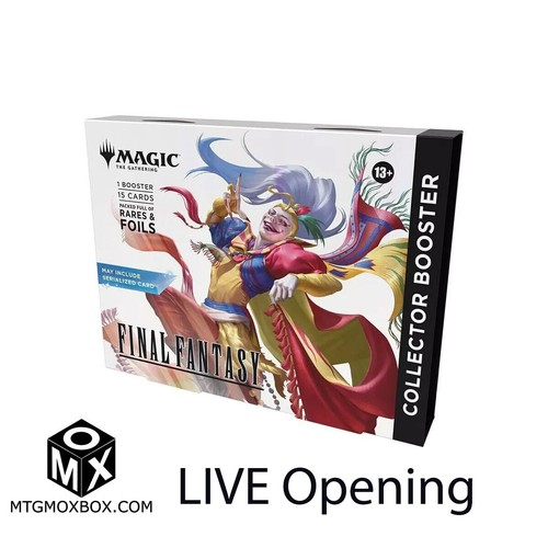 Magic the Gathering MTG Final Fantasy Collector Booster Omega Pack LIVE ...