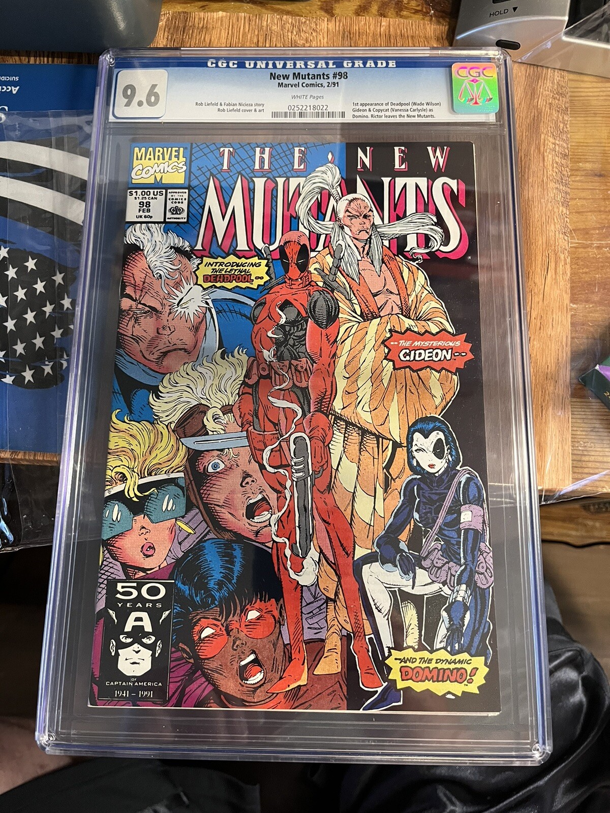 The New Mutants #98 1st Deadpool 1991) CGC 9.6 White Pages | eBay