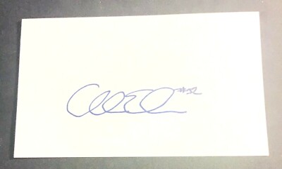 Boston Red Sox ALAN EMBREE auto autographed signed 3x5 card 2004 WORLD ...