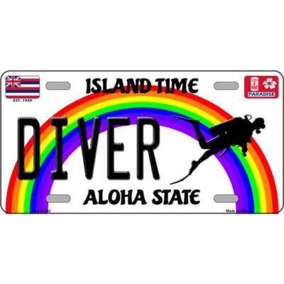 Diver Novelty Metal License Plate Tag LP-12562 | eBay