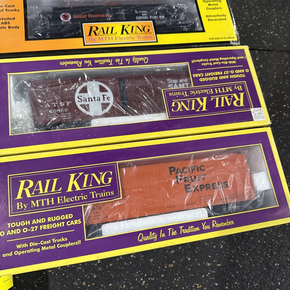 Lot 8 Mth Great Northern Single Door Box Car 30-7488 Tank Train & More ...
