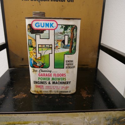 Vintage Empty 1 Gallon Gunk Oil Lubricant Can Rare Style Empty | eBay