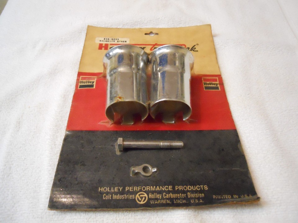 Holley Velocity Stacks for Holley List #6425 650 CFM 2 Barrel ...