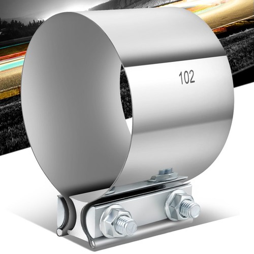 1X BFC 4.00" Butt Joint Band Style Exhaust Muffler Pipe Tube Clamp ...