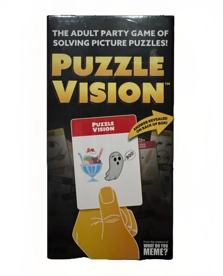 Puzzle Vision - The Adult Party Game by What Do You Meme- New (2-20 ...