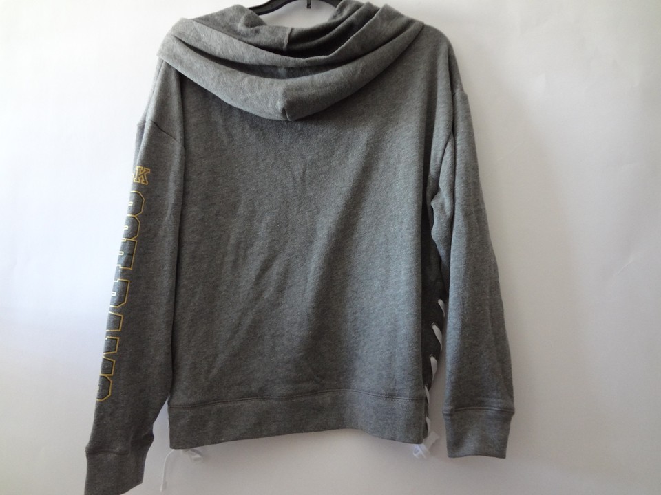 VICTORIAS SECRET PINK COLORADO STATE RAMS hoodie GRAPHIC SWEATSHIRT NWT ...