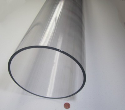 Polycarbonate Tube / Tubing 8.00" x 7.50" (8.0" x 7 1/2") x 96" Length ...