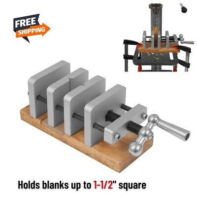 Pen Blank Drilling Center Vise WorkBench Drill Press Jig Turner ...