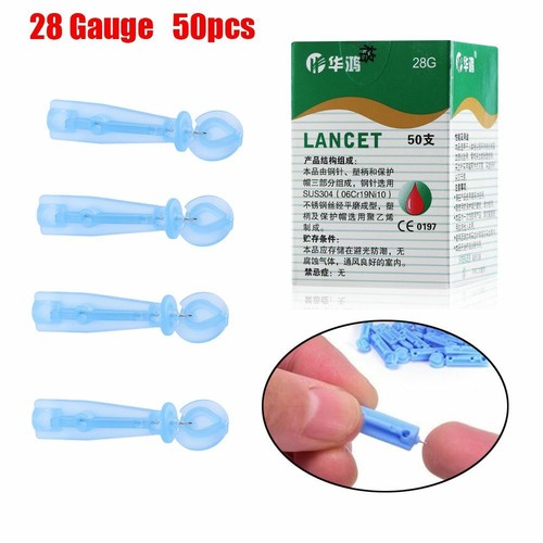 Kit Disposable Bloodletting Needle Finger Pricker Glucosemeter Blood ...