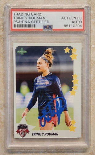Trinity Rodman Signed 2021 Parkside Premier Card w PSA/DNA COA Slab ...
