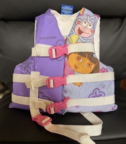 Dora the Explorer Pink & Purple Life Jacket 30-50 lbs | eBay