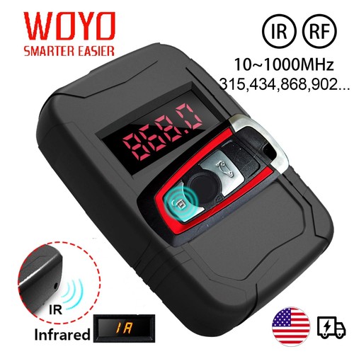 10MHz-1000MHz WOYO PL001 Car Key Frequency Tester IR RF Key Fob Remote ...
