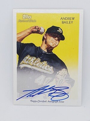 Andrew Bailey 2010 Topps National Chicle Rare Bazooka Back /99 SP Auto ...