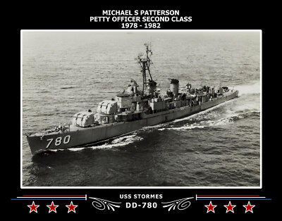 Navy Emporium USS Stormes DD-780 Canvas Photo Print 361DD780 | eBay
