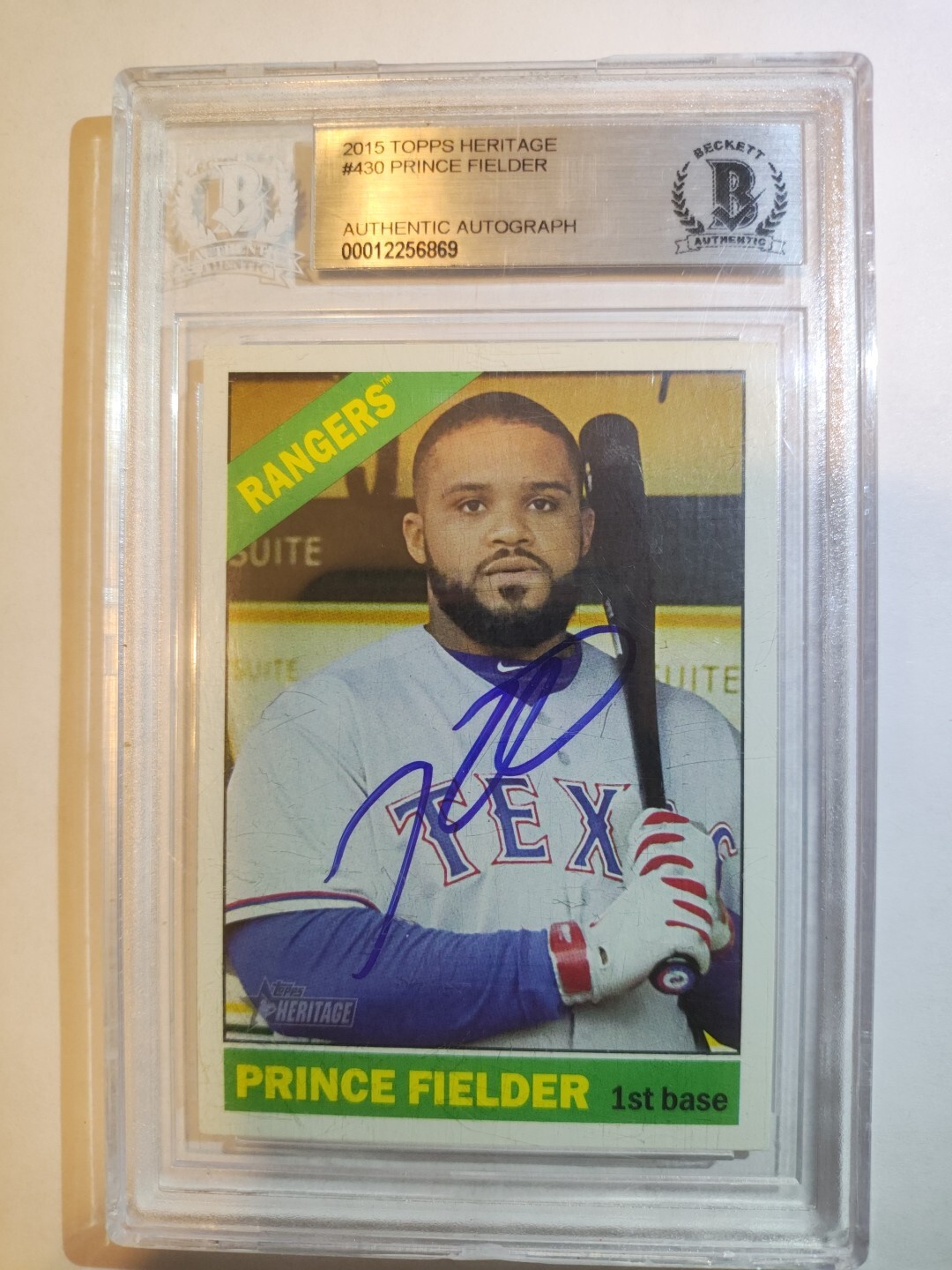 Lot Of 3 Autographed Baseball Cards w/ 1 BAS Prince Fielder | eBay